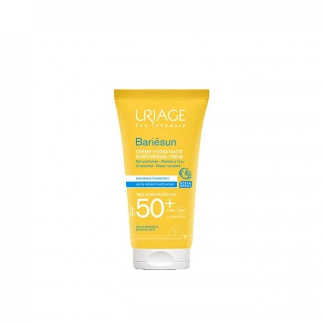 Uriage Bariésun Moisturizing Cream Unscented SPF 50 – 50 ML – Ultra-Protection for Sensitive ...