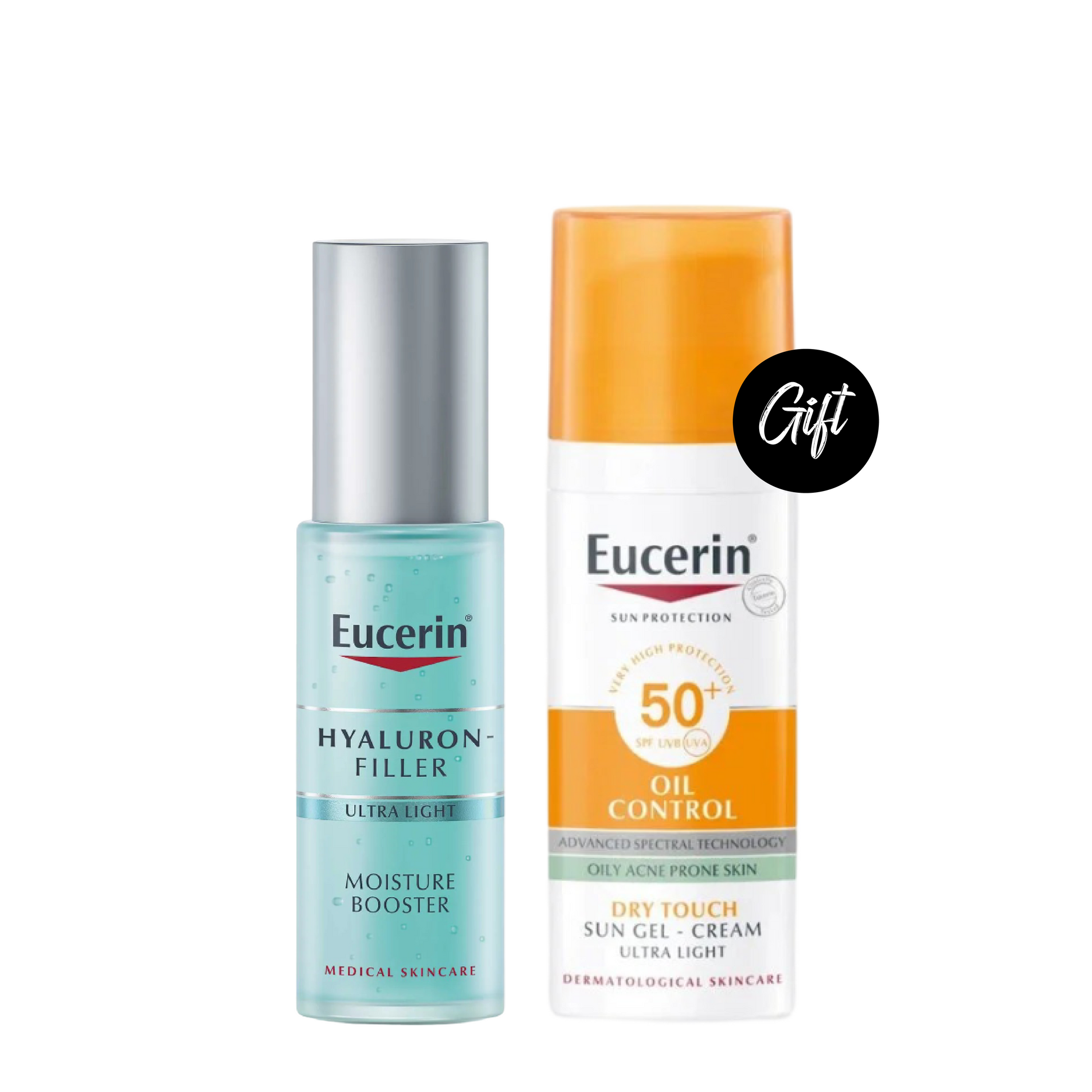 Eucerin Hyaluron-Filler Moisture Booster 30ml + FREE Oil Control SPF 50 ...