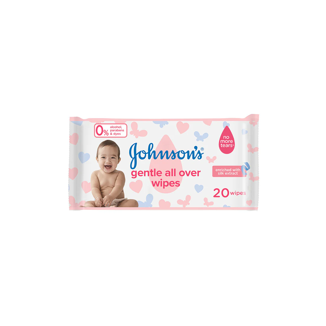 Johnson's Baby Wipes Gentle All Over – Nicolas Care