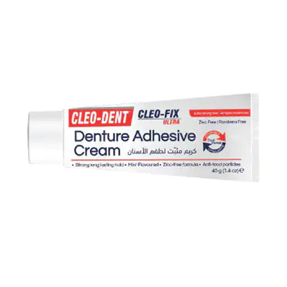 Cleo-Dent Denture Adhesive Cream 40g – Nicolas Care