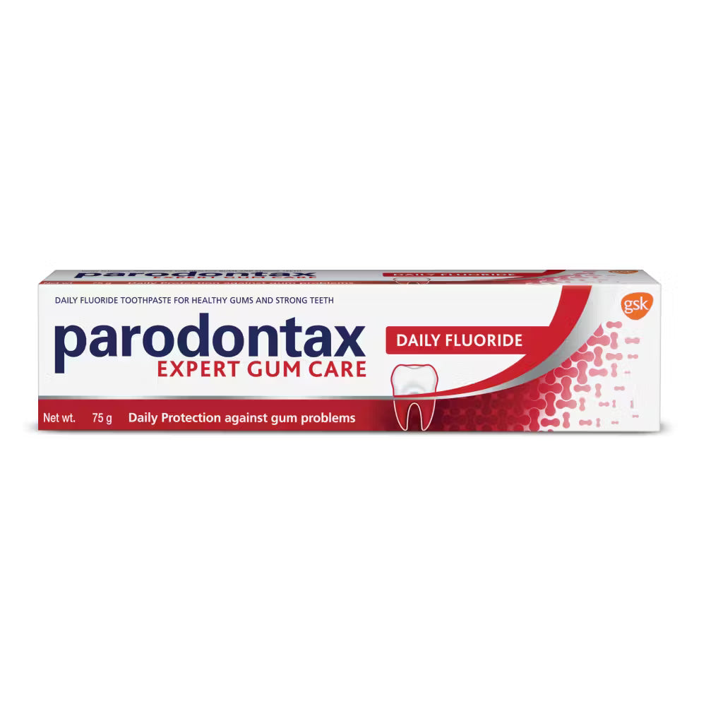 Parodontax Fluoride Toothpaste 75 mL – Stops Bleeding Gums ...