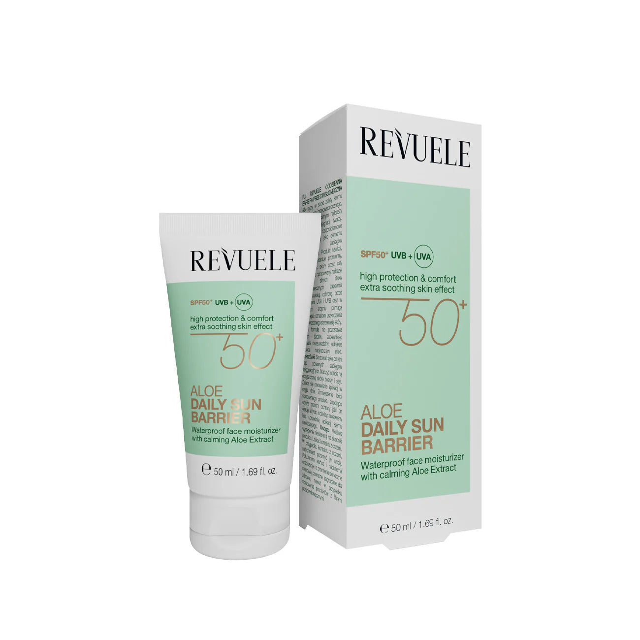 Revuele Aloe Daily Sun Barrier SPF50+ 50ml – Lightweight Facial ...