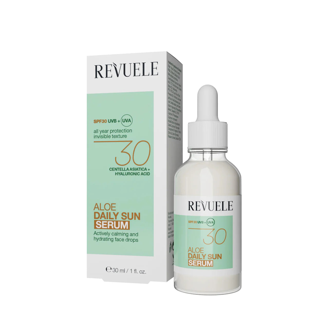 Revuele Aloe Daily Sun Serum SPF30 30ml – Soothing & Hydrating Face ...