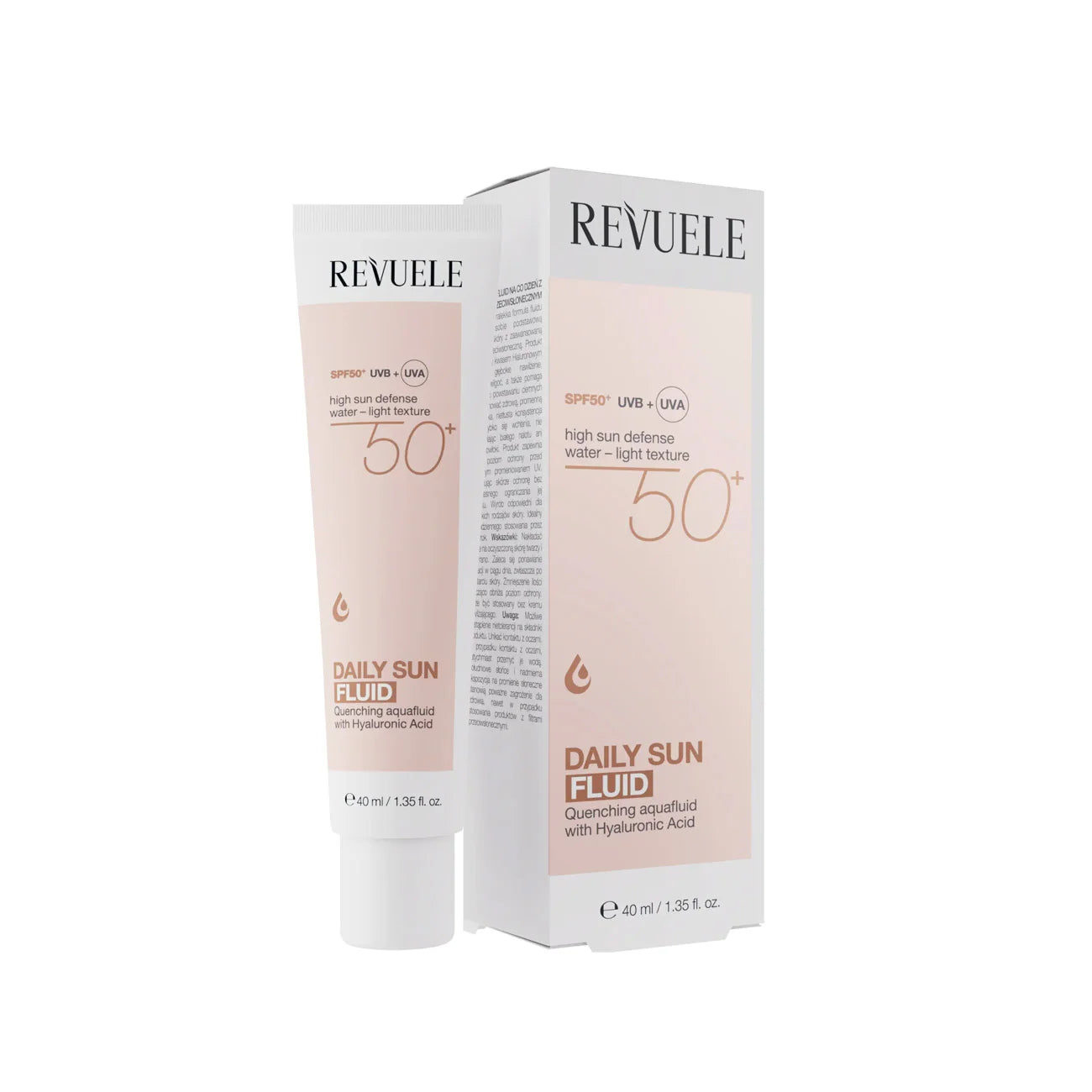 Revuele Daily Sun Fluid SPF50+ 40ml – High Protection Lightweight ...